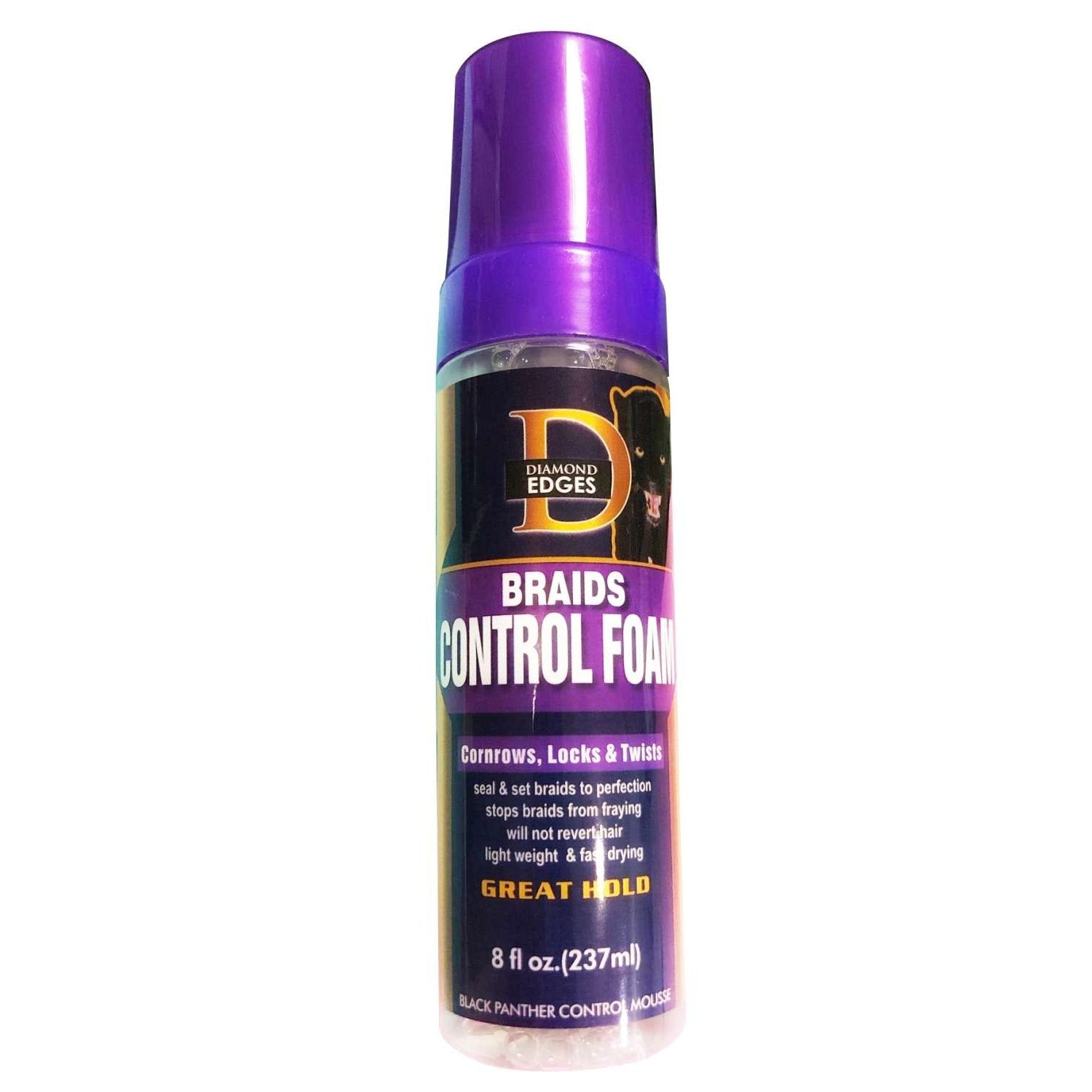 Black Panthers Braid Control Foam 6 Oz – My Beauty Plug